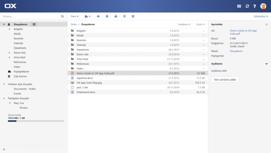 OX App Suite - Hayalet